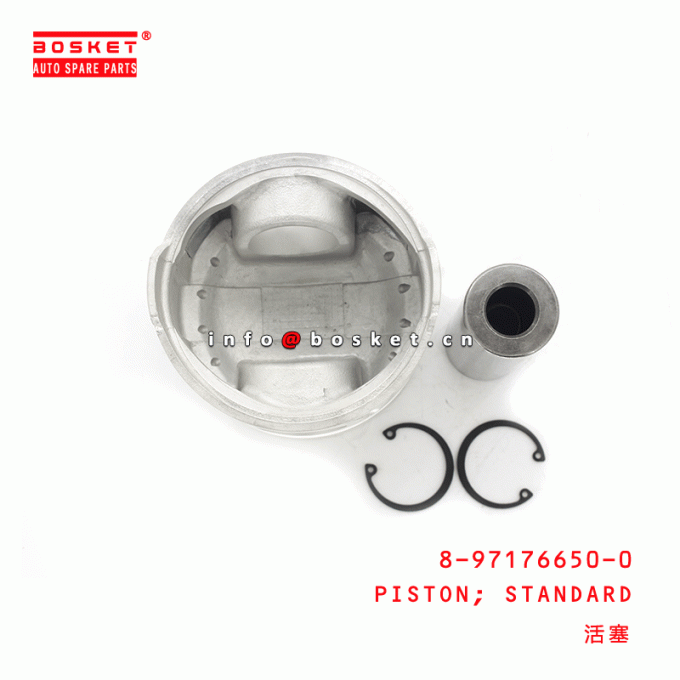 8-97176650-0 8971766500 NPR 4BG1 Isuzu Engine Parts Standard Piston