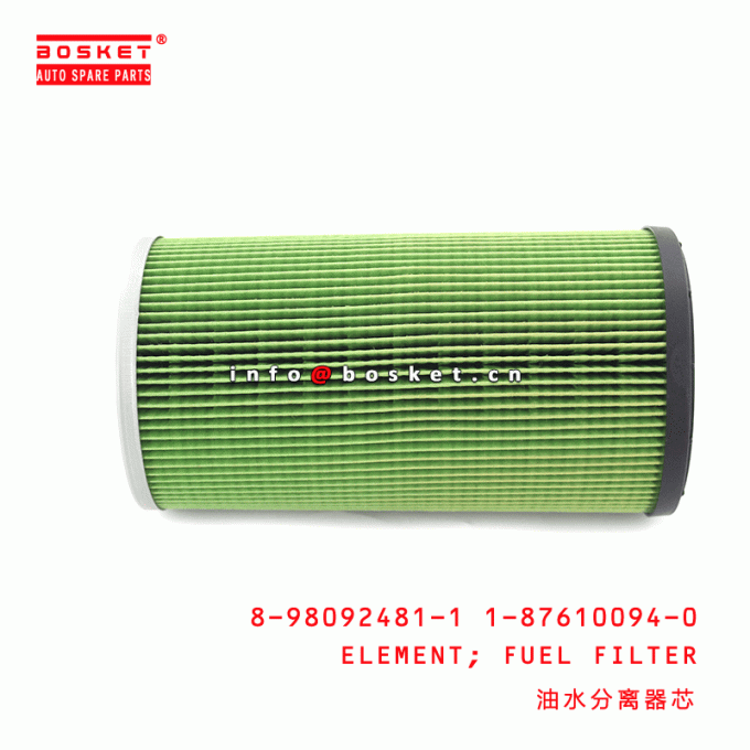 8-98092481-1 1-87610094-0 Fuel Filter Element 8980924811 1876100940 For ...
