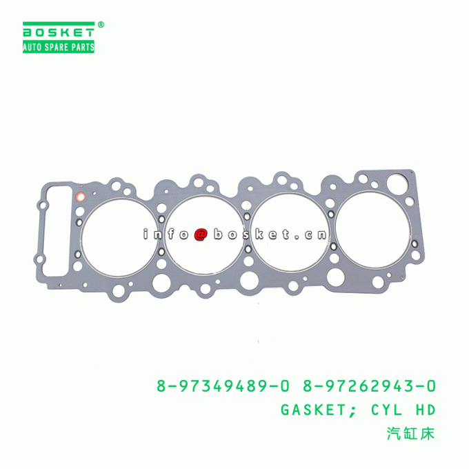 8-97349489-0 8-97262943-0 Cylinder Head Gasket 8973494890 8972629430 ...