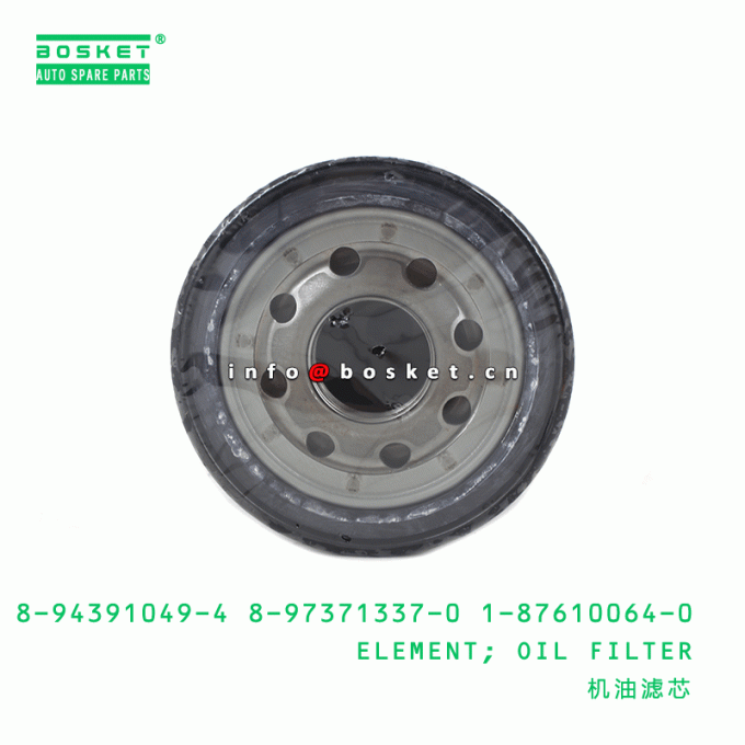 8-94391049-4 8-97371337-0 1-87610064-0 Oil Filter Element Suitable for ...