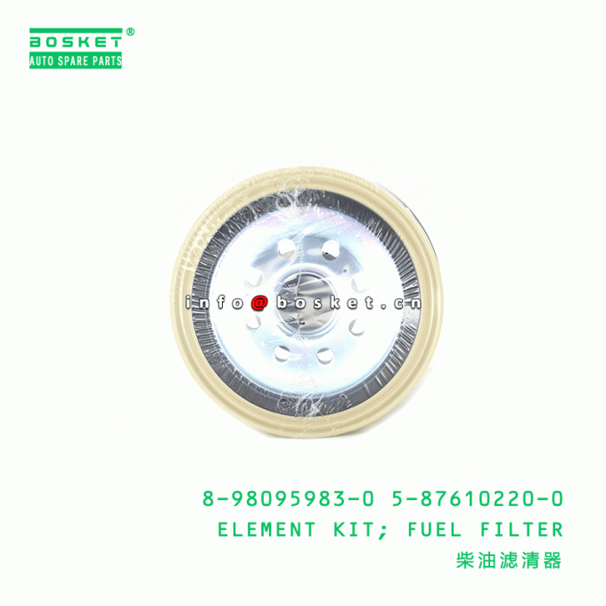 8-98095983-0 5-87610220-0 Fuel Filter Element Kit 8980959830 5876102200 ...