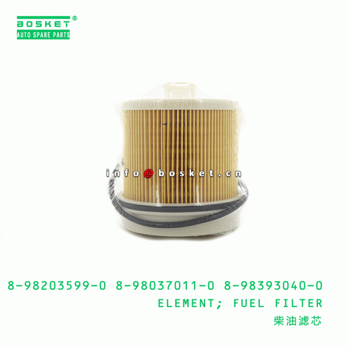 8-98203599-0 8-98037011-0 8-98393040-0 Fuel Filter Element For ISUZU ...