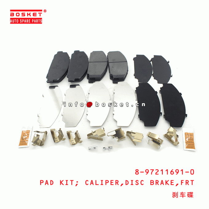 8-97211691-0 Front Disc Brake Caliper Pad Kit 8972116910 Suitable for ...