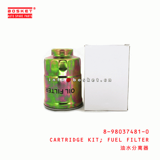 8-98037481-0 Fuel Filter Cartridge Kit 8980374810 Suitable for ISUZU ...