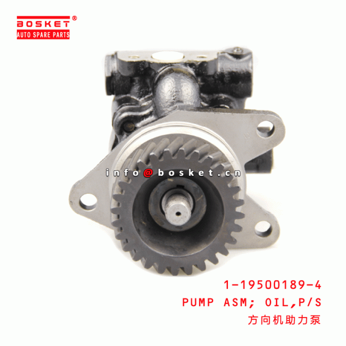 1-19500189-4 Power Steering Oil Pump Assembly 1195001894 For ISUZU 6BD1T