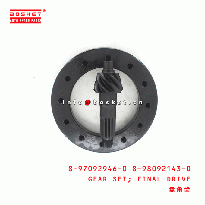 8-97092946-0 8-98092143-0 Final Drive Gear Set 8970929460 8980921430 ...