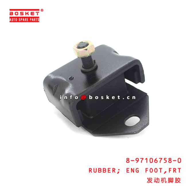 8-97106758-0 Front Engine Foot Rubber Suitable for ISUZU NK 8971067580