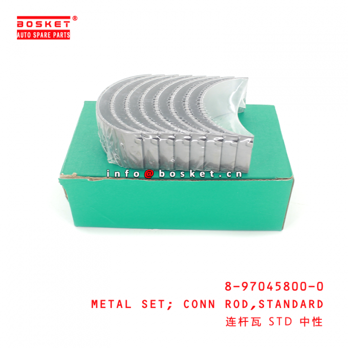 8-97045800-0 Standard Connecting Rod Metal Set Suitable for ISUZU NKR ...